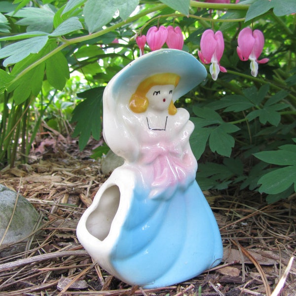 Vintage Lady Planter - Etsy