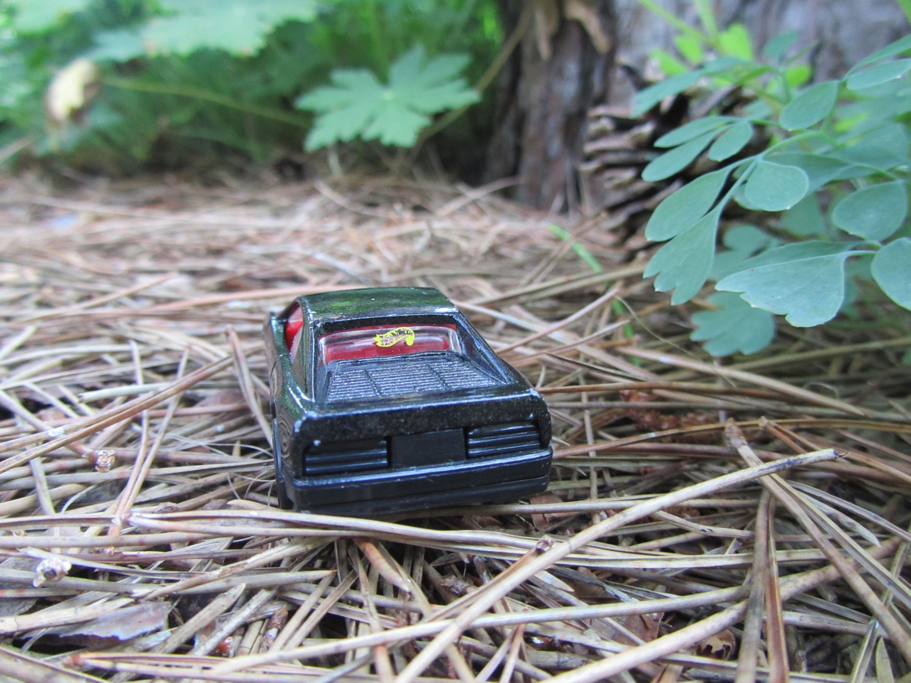 Hot Wheels Ferrari Black Sports Car Red Interior 1990 - Etsy