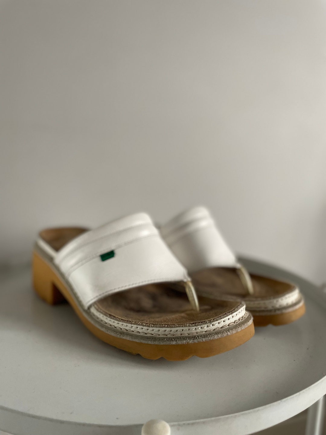 Kickers Leather Platform Sandals Y2k US7.5 Eur39 UK6 - Etsy