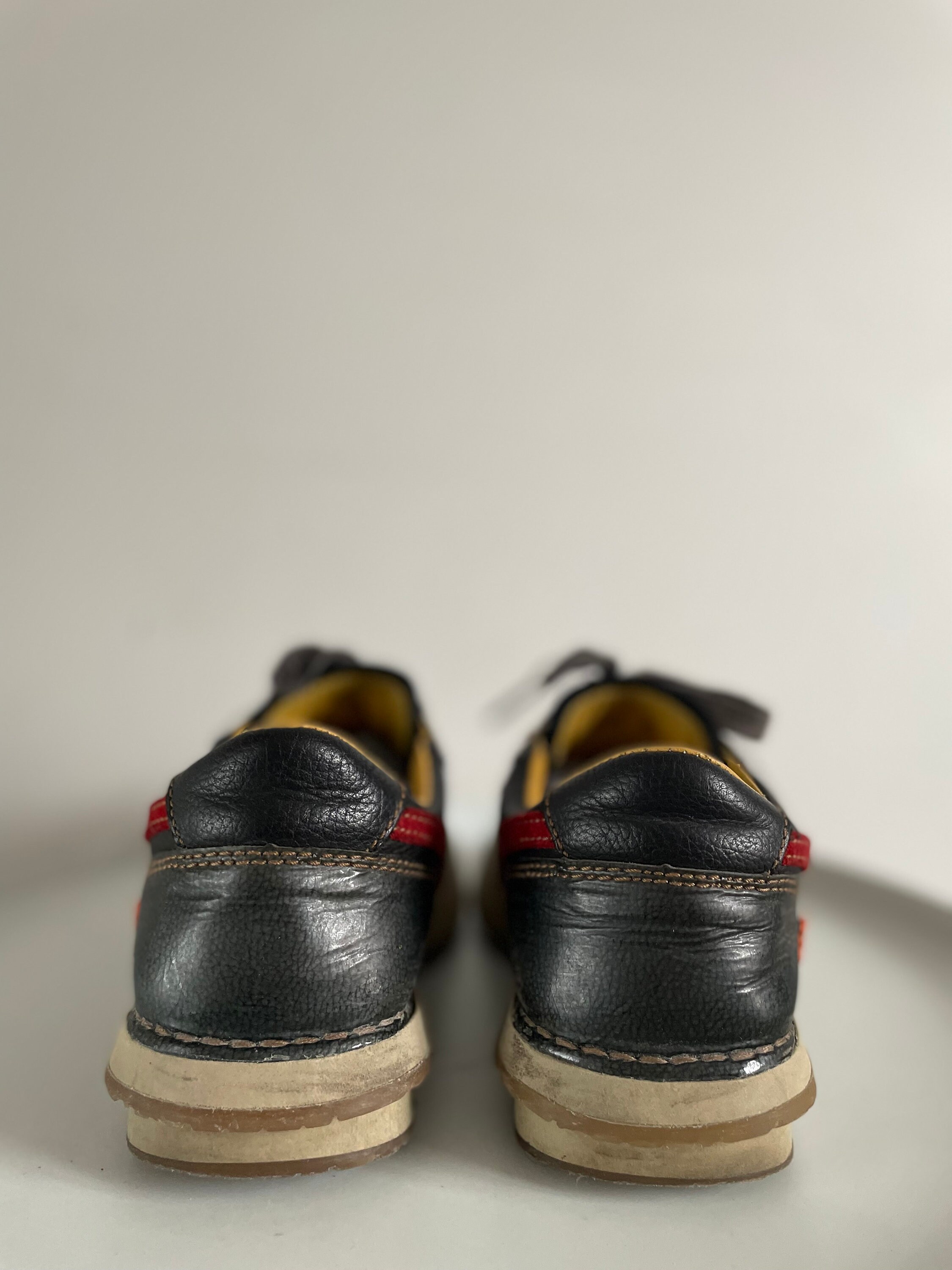 ART COMPANY PLATFORM Shoes / Booties /original 90's Vintage Rare Chunky ...