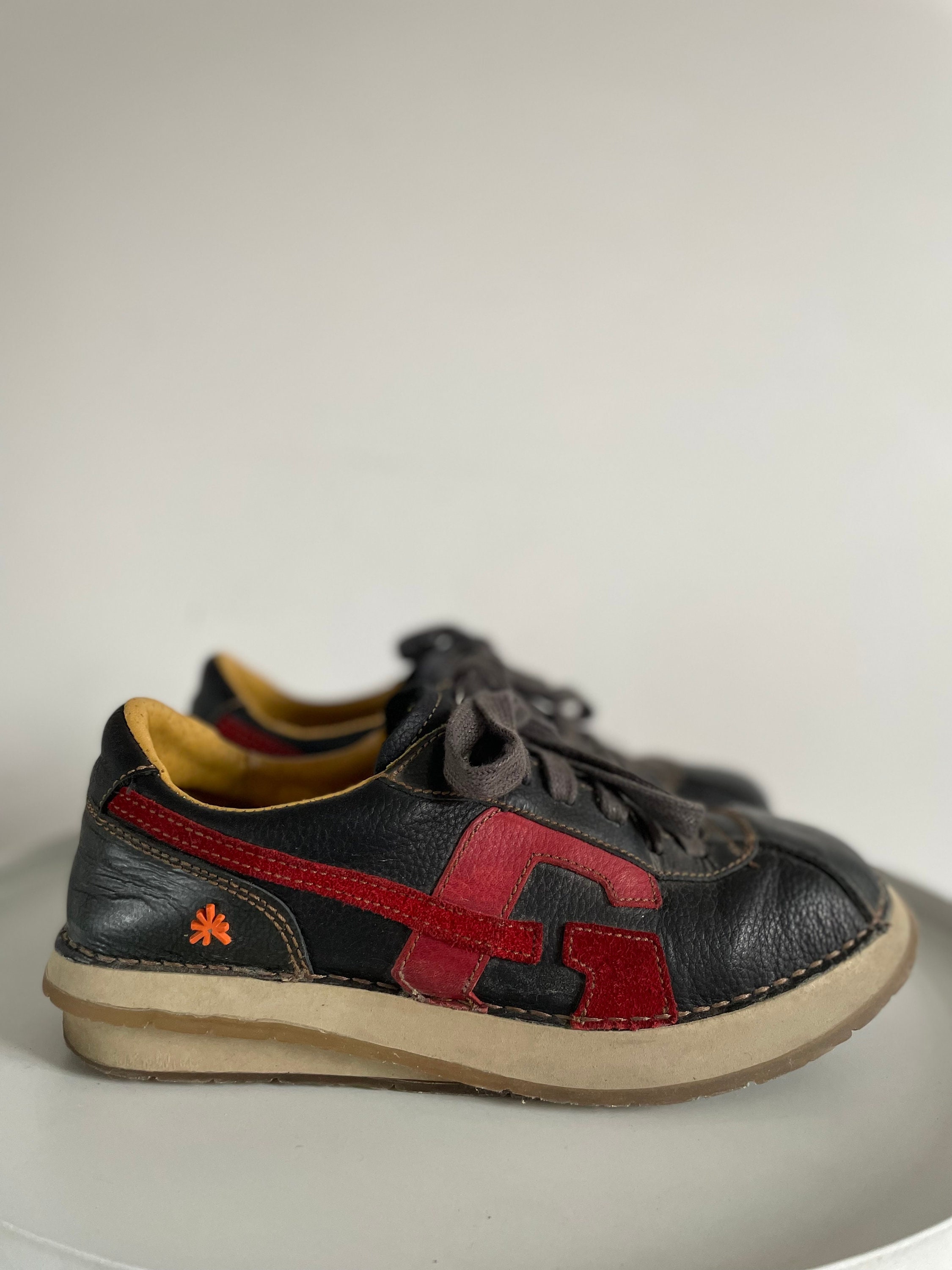 ART COMPANY PLATFORM Shoes / Booties /original 90's Vintage Rare Chunky ...