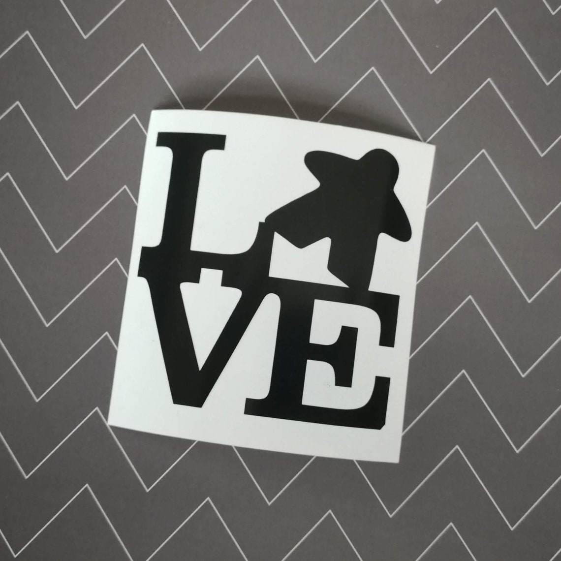 LOVE meeple Vinyl Decals for Board Game Fans Board Gaming - Etsy Canada