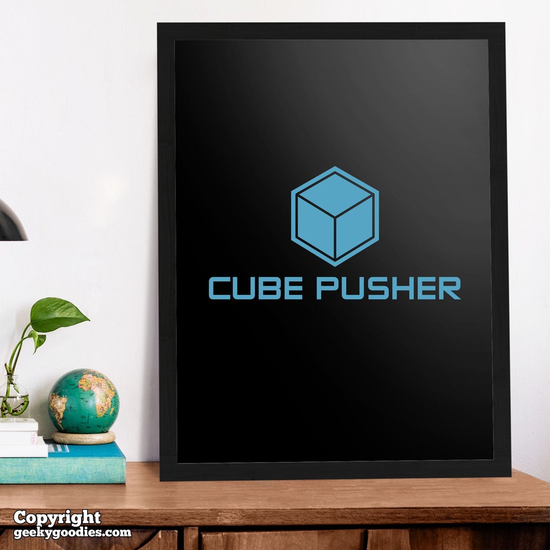 Cube Pusher Poster | Tabletop and Strategy Gaming Art & Decor for Your ...