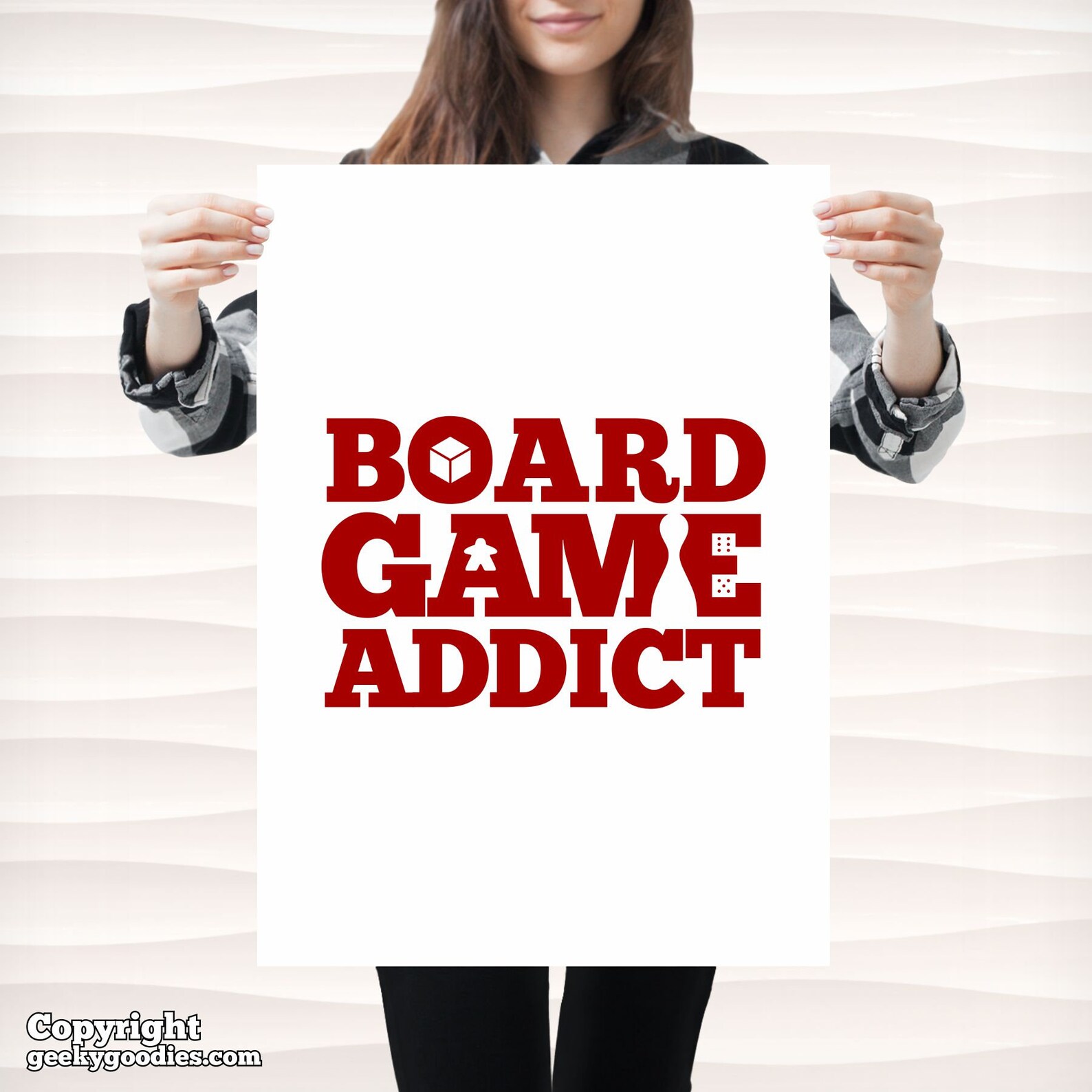 Board Game Addict Poster Tabletop and Strategy Gaming Art & - Etsy