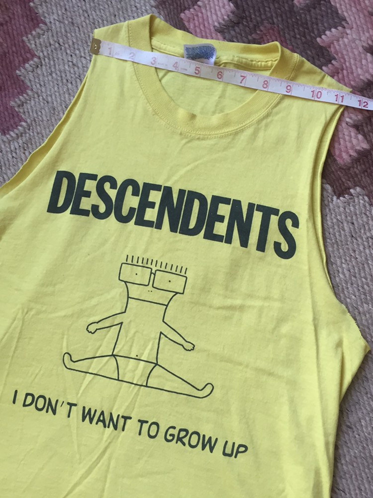 80s Descendents Muscle Tank. I Dont Wanna Grow Up Hard to - Etsy