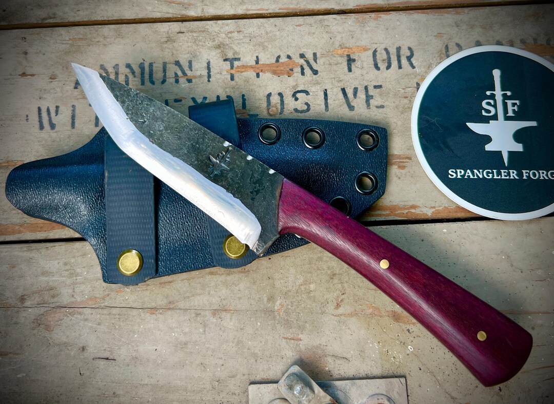Medium Belt Tanto- Purple Heart - Etsy