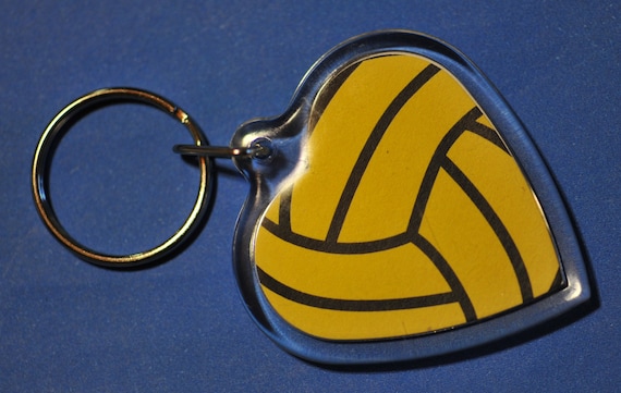 Water Polo Heart Keychain | Etsy