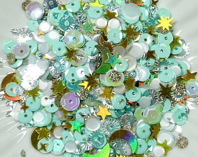 Sequin Mix | Crafting Scrapbooking Embellishments Sequins - Etsy
