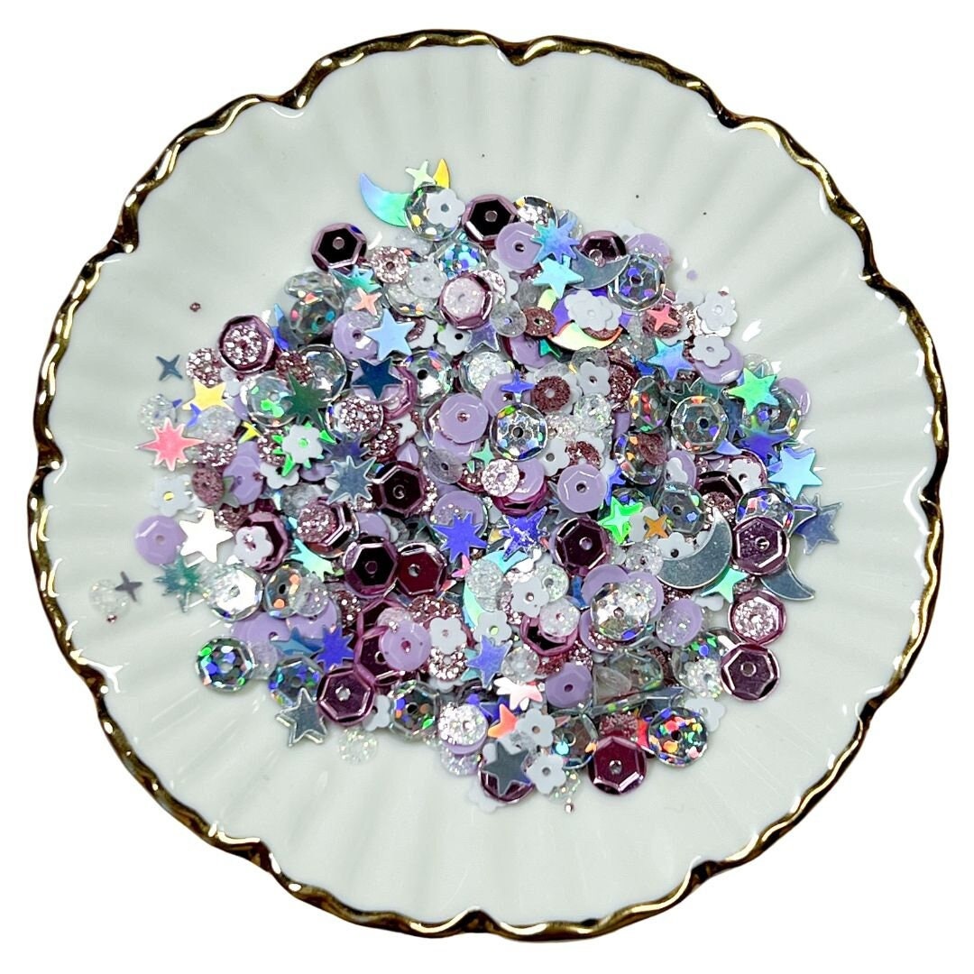 Sequin Mix Crafting Scrapbooking Embellishments Sequins - Etsy