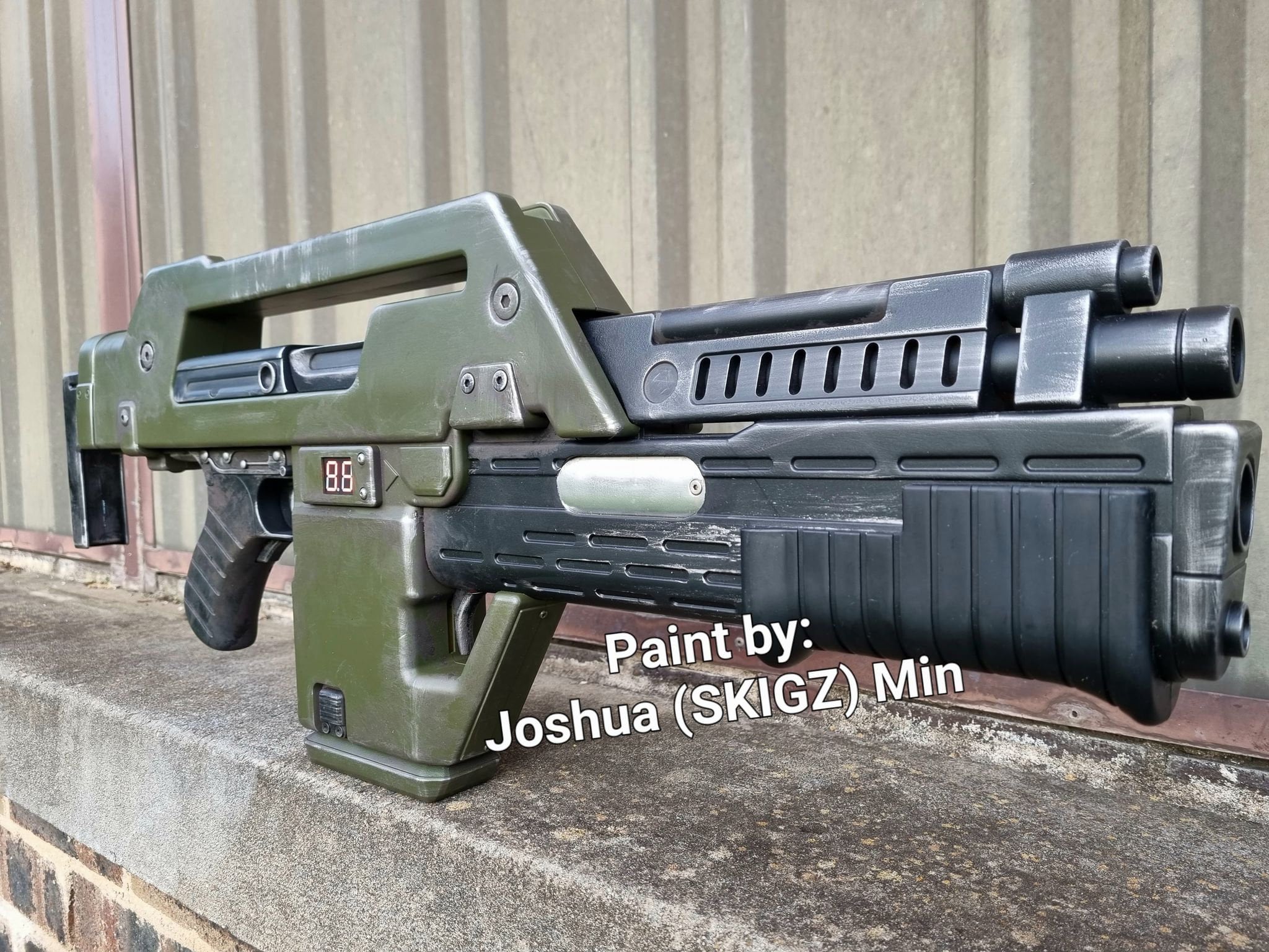 Nerf M41A ALIENS Pulse Rifle REPAINT Commission Only - [nerf NOT ...