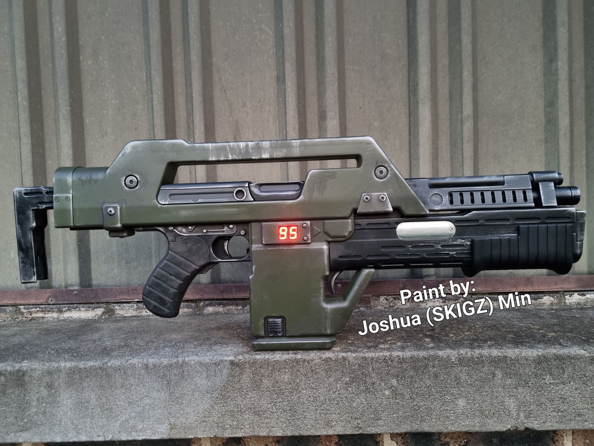 Nerf M41A ALIENS Pulse Rifle REPAINT Commission Only nerf - Etsy