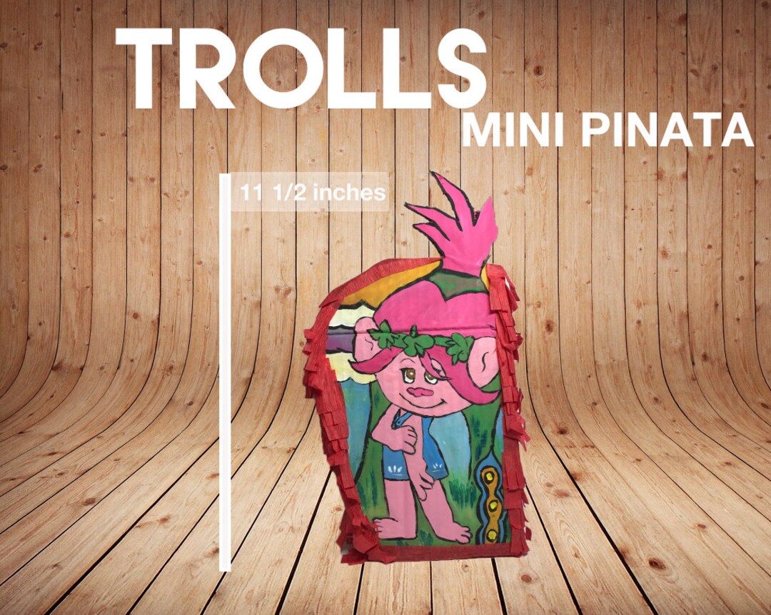 Trolls Princess Poppy 11 1/2 Inch Pinata - Etsy