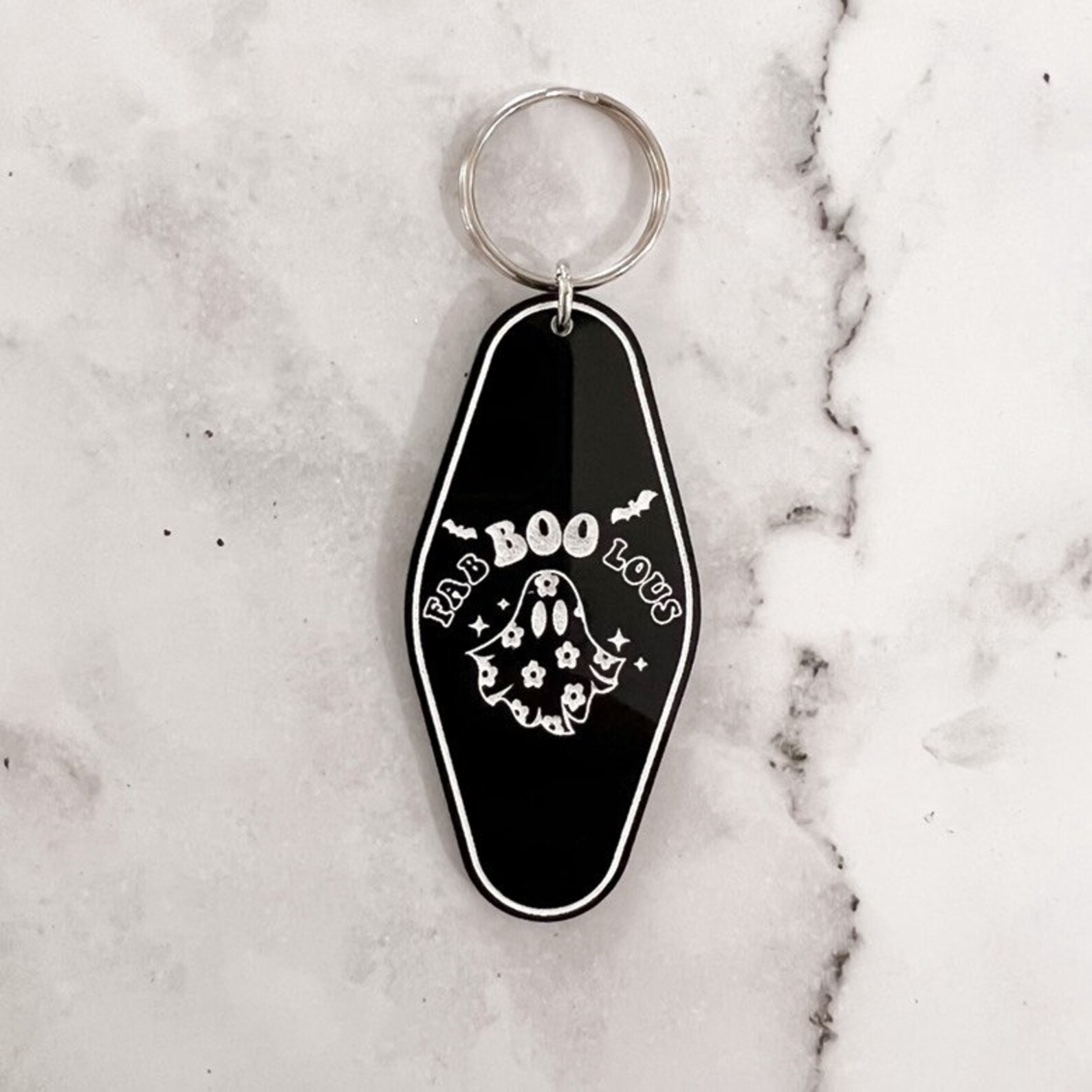 Retro Inspired Halloween Motel Keychains | Laser Engraved | Unique Gift ...