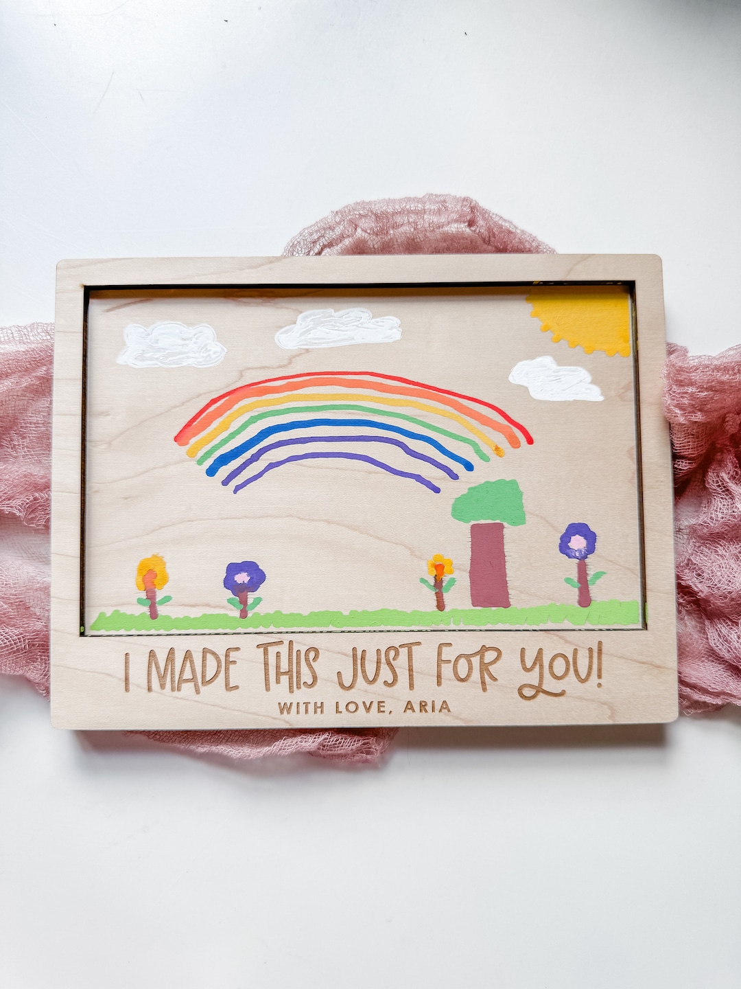 Personalized DIY Kids Drawing Gift | Gift for Mom | Gift for Dad ...
