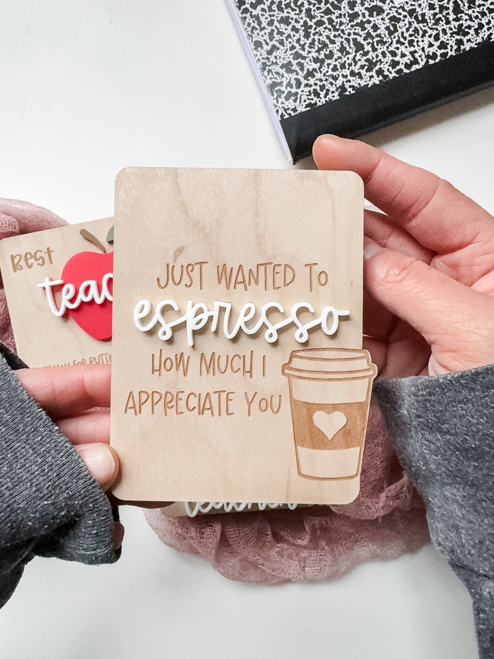Teacher Gift Card Holder| Pick Your Style | Gift Idea | Sliding Gift ...