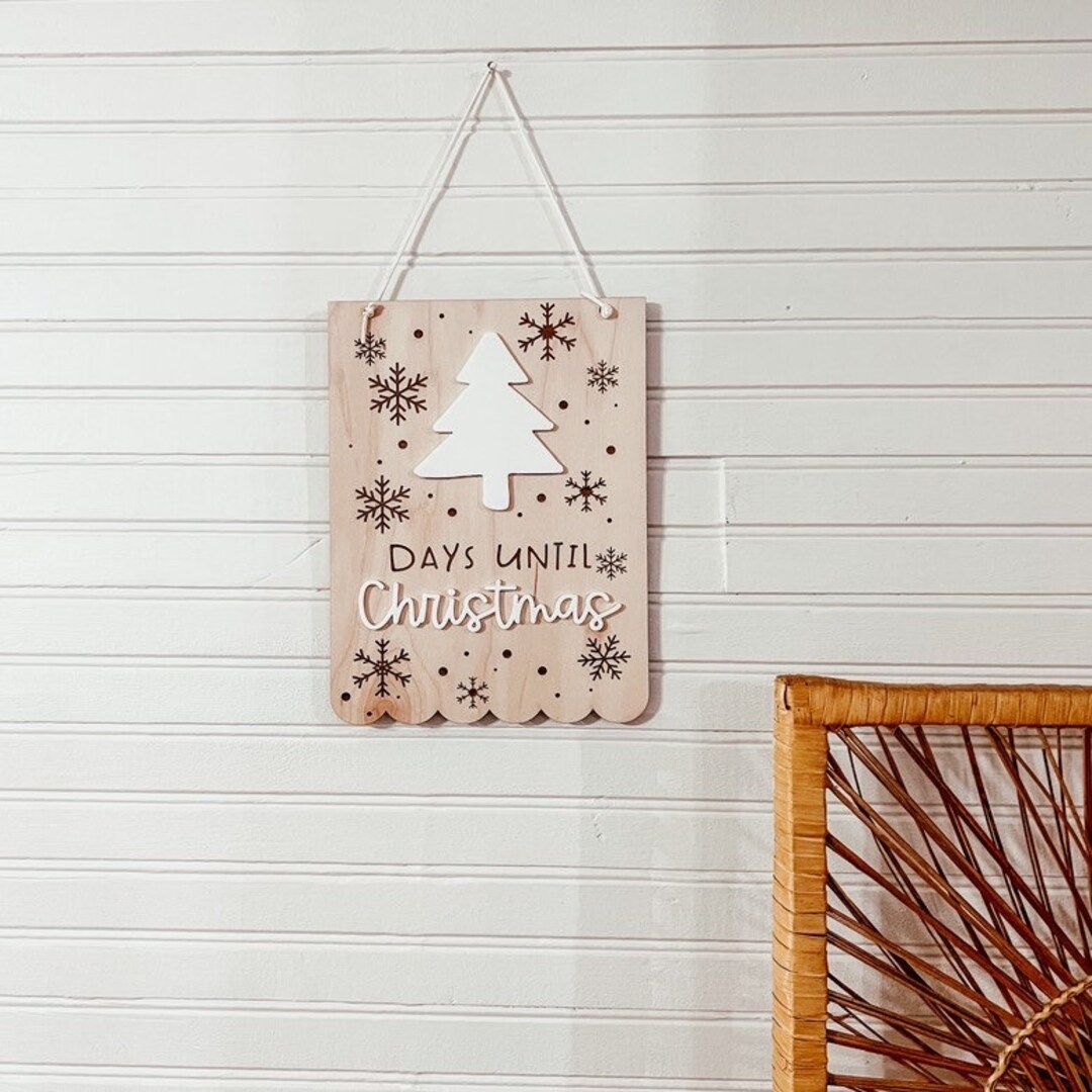 Christmas Countdown | Days Until Christmas Countdown | Boho Christmas ...