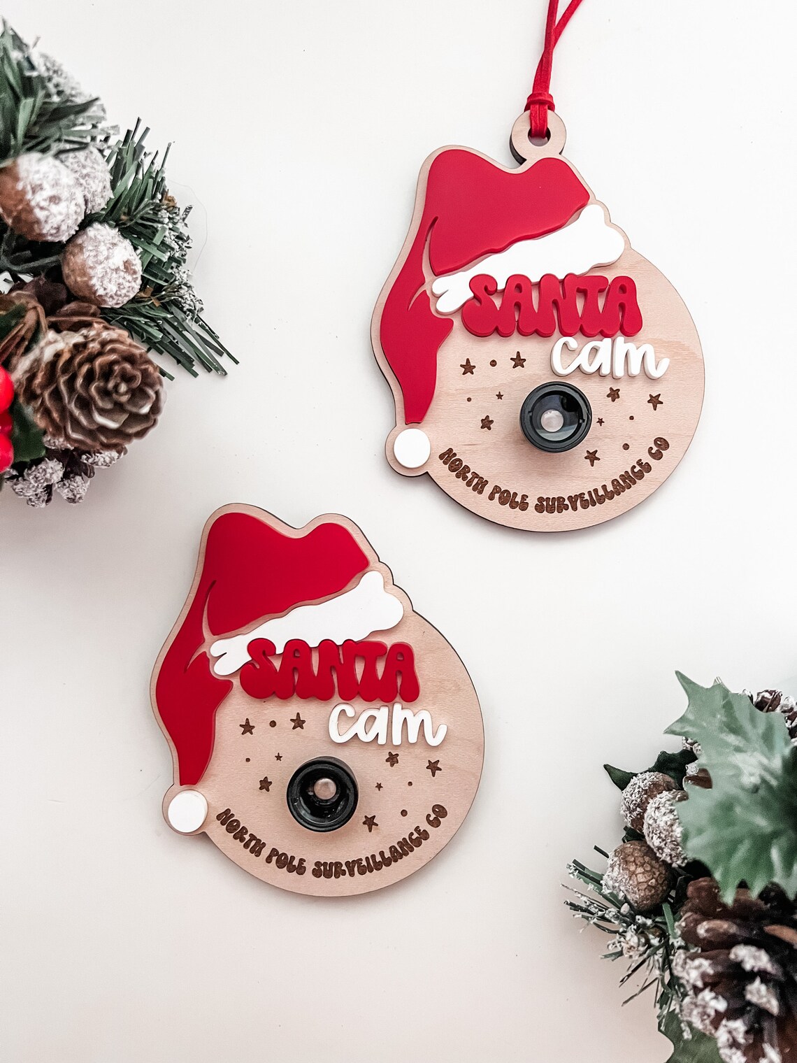 Santa Cam Ornament | Santa Cam Magnet | North Pole Surveillance Co ...