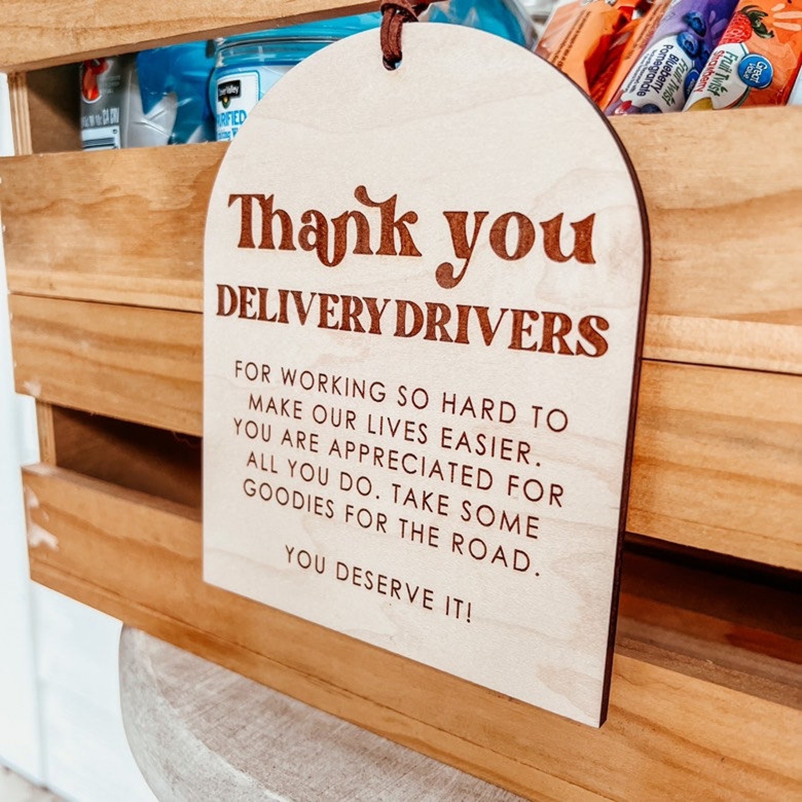 Thank You Delivery Drivers Sign | Appreciation Delivery Drivers ...