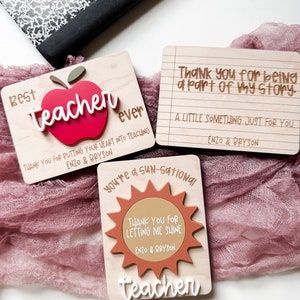 Teacher Gift Card Holder| Pick Your Style | Gift Idea | Sliding Gift ...