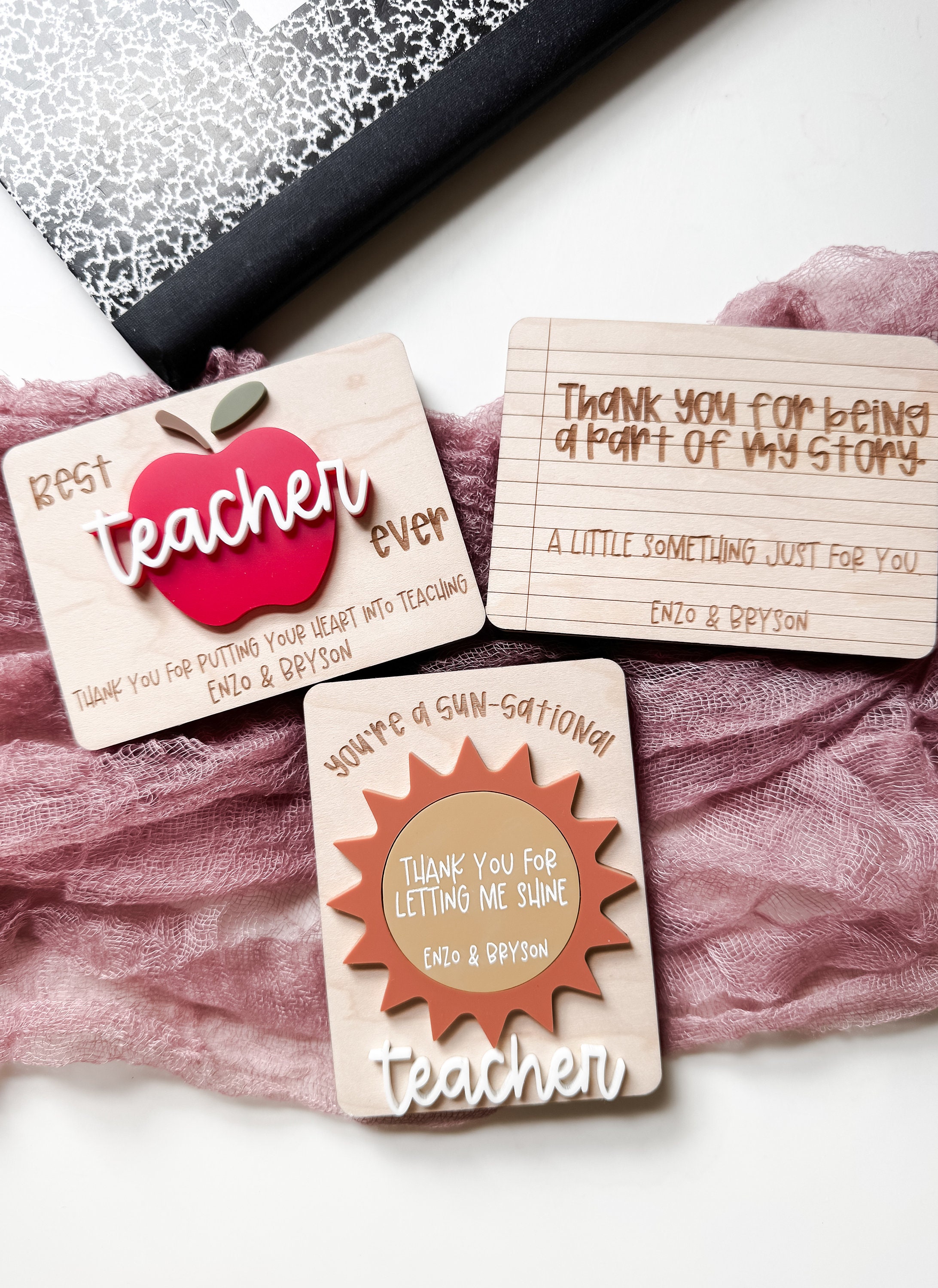 Teacher Gift Card Holder| Pick Your Style | Gift Idea | Sliding Gift ...