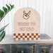 Born to Be Rad Checkered Nursery Decor Boho Handmade Boho Shelf Sign ...