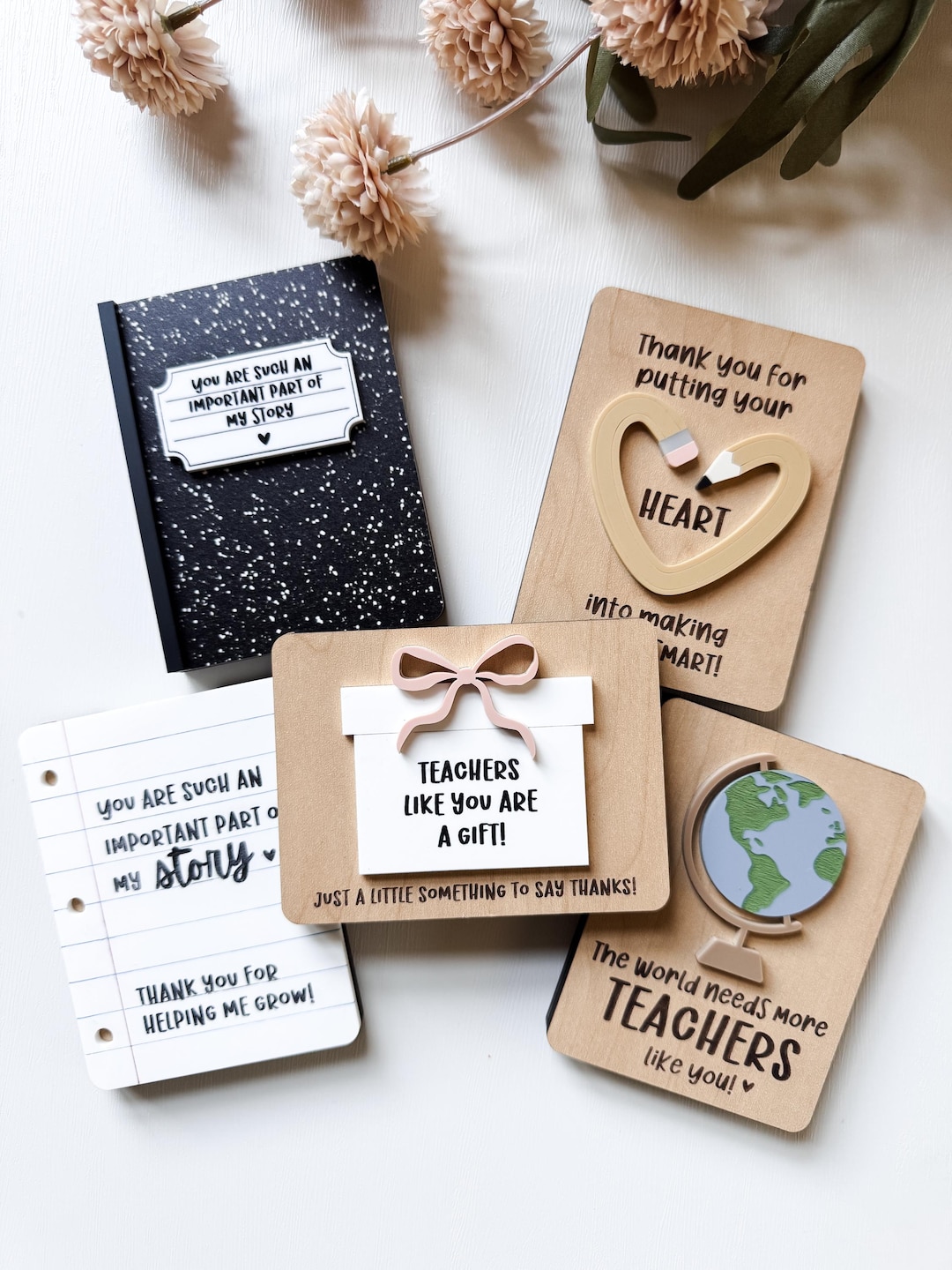 Teacher Gift Card Holder| Pick Your Style | Gift Idea | Sliding Gift ...