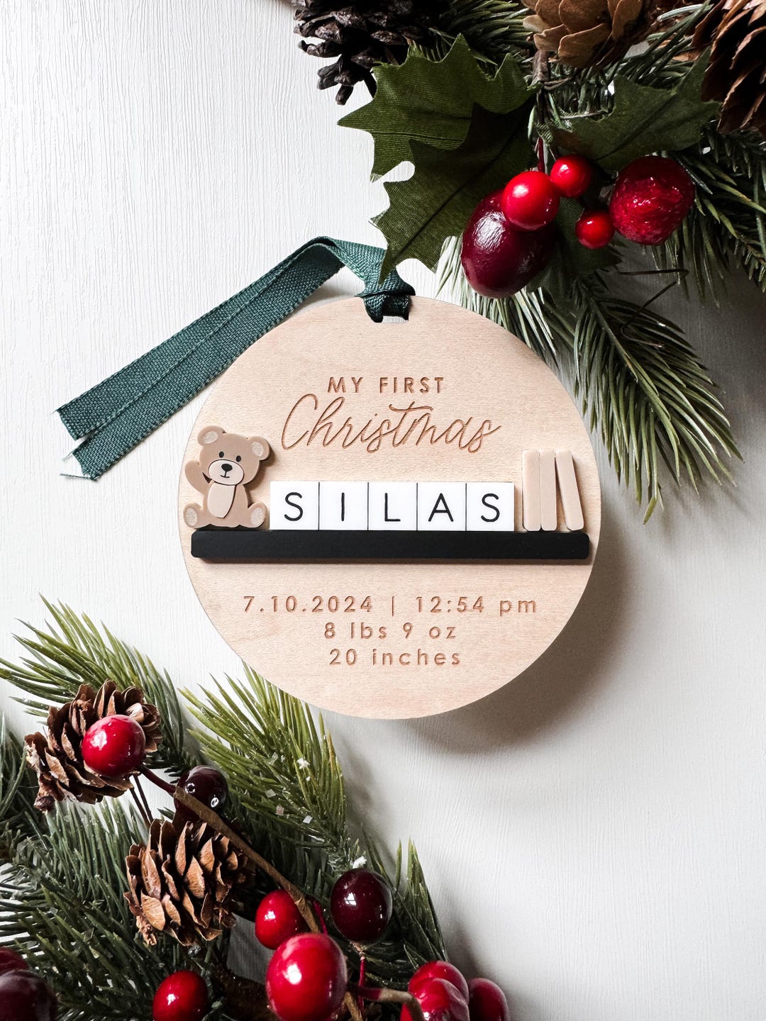 Baby's First Christmas Ornament | Baby's Keepsake Ornament ...