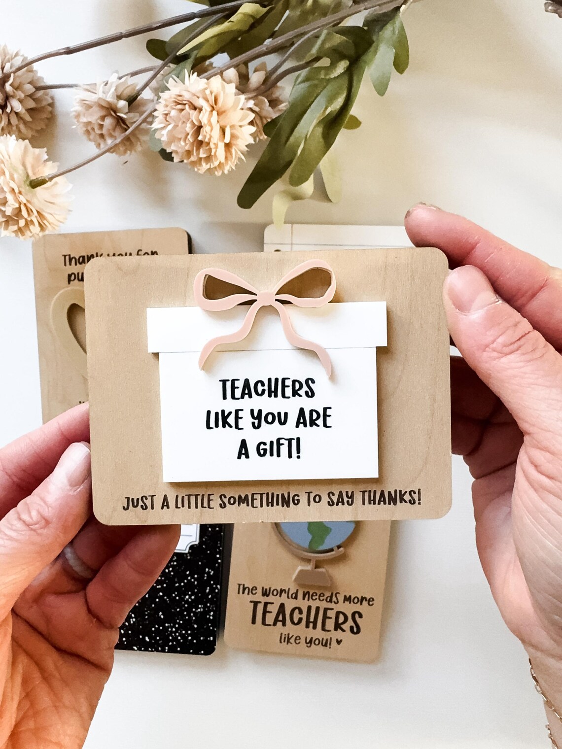 Teacher Gift Card Holder| Pick Your Style | Gift Idea | Sliding Gift ...