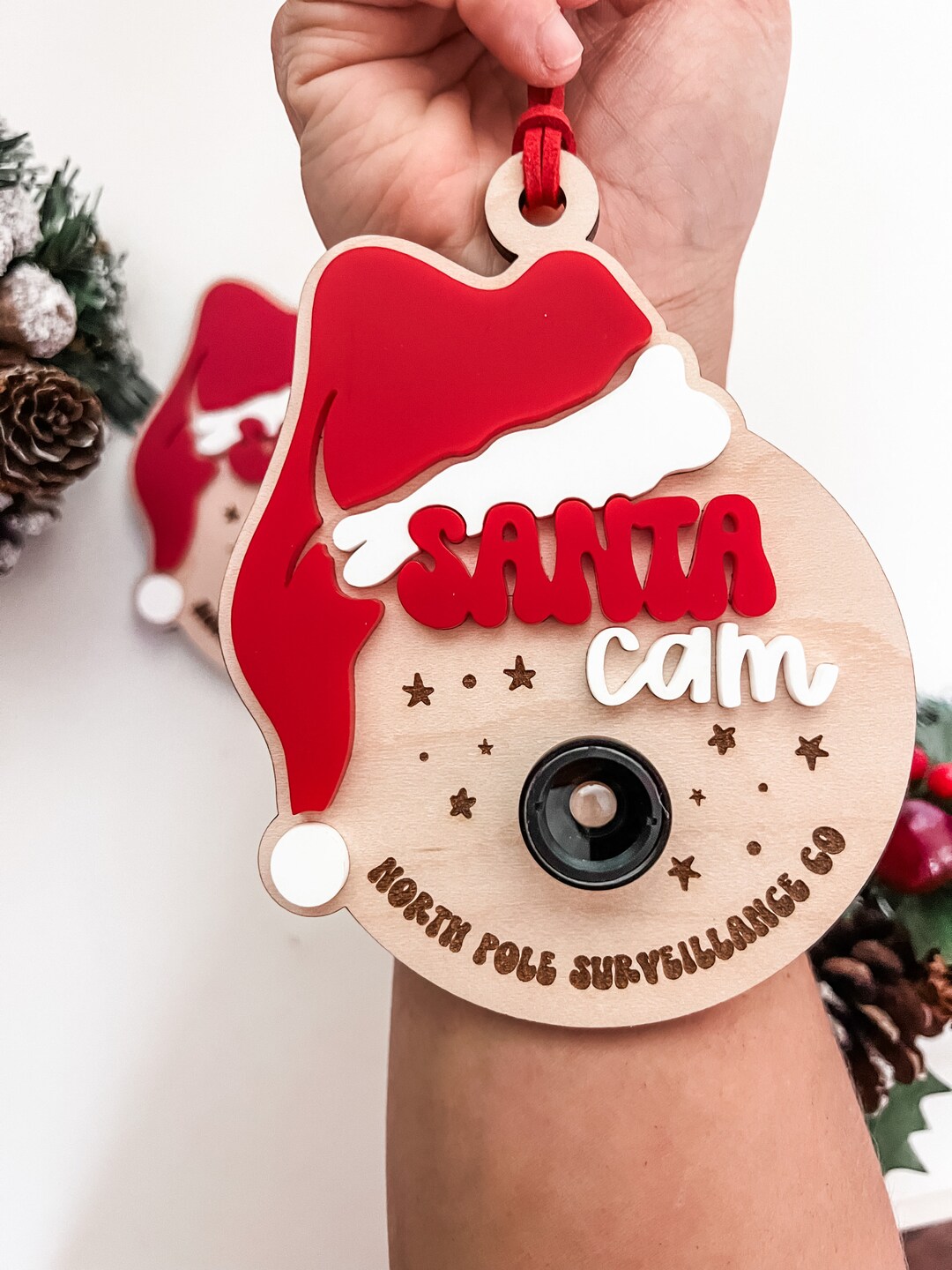 Santa Cam Ornament | Santa Cam Magnet | North Pole Surveillance Co ...