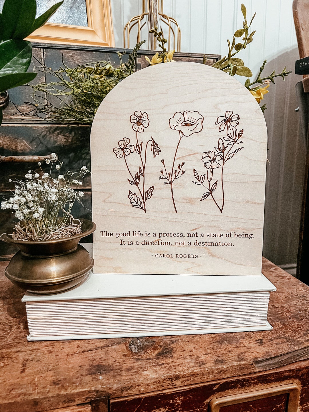 The Good Life is a Process Not a State of Being Carl Rogers - Etsy