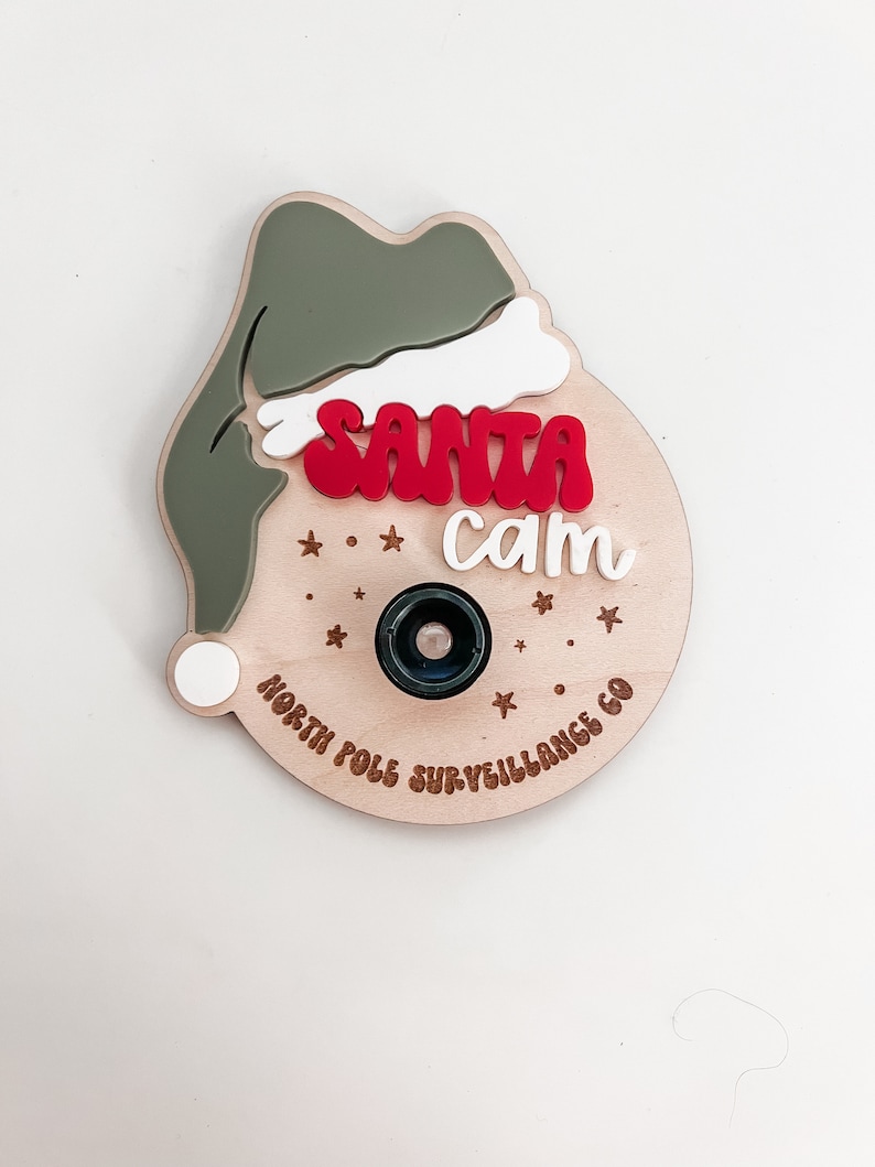 Santa Cam Ornament | Santa Cam Magnet | North Pole Surveillance Co ...