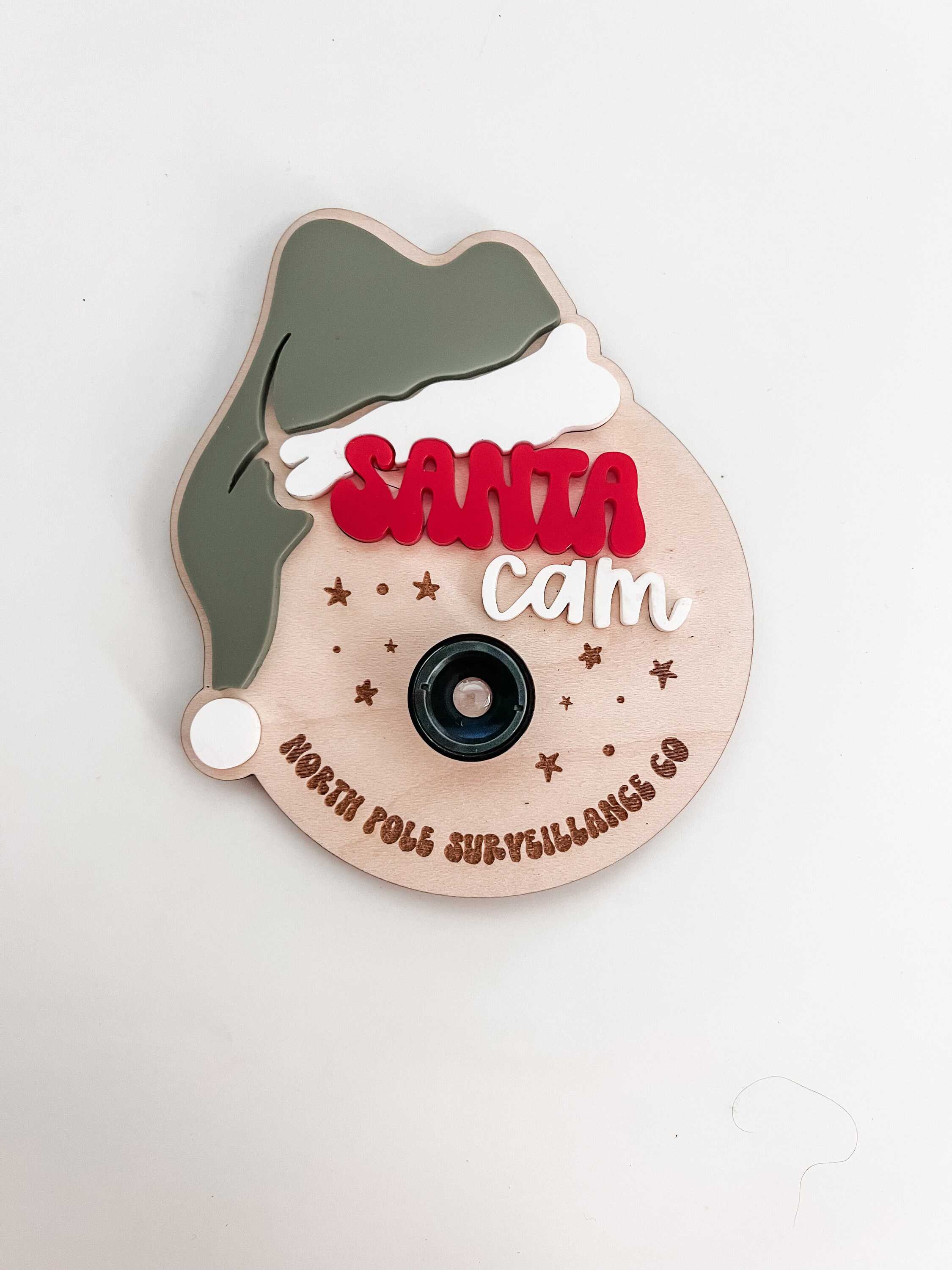 Santa Cam Ornament | Santa Cam Magnet | North Pole Surveillance Co ...