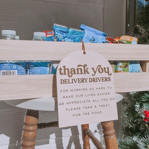 Thank You Delivery Drivers Sign | Appreciation Delivery Drivers ...