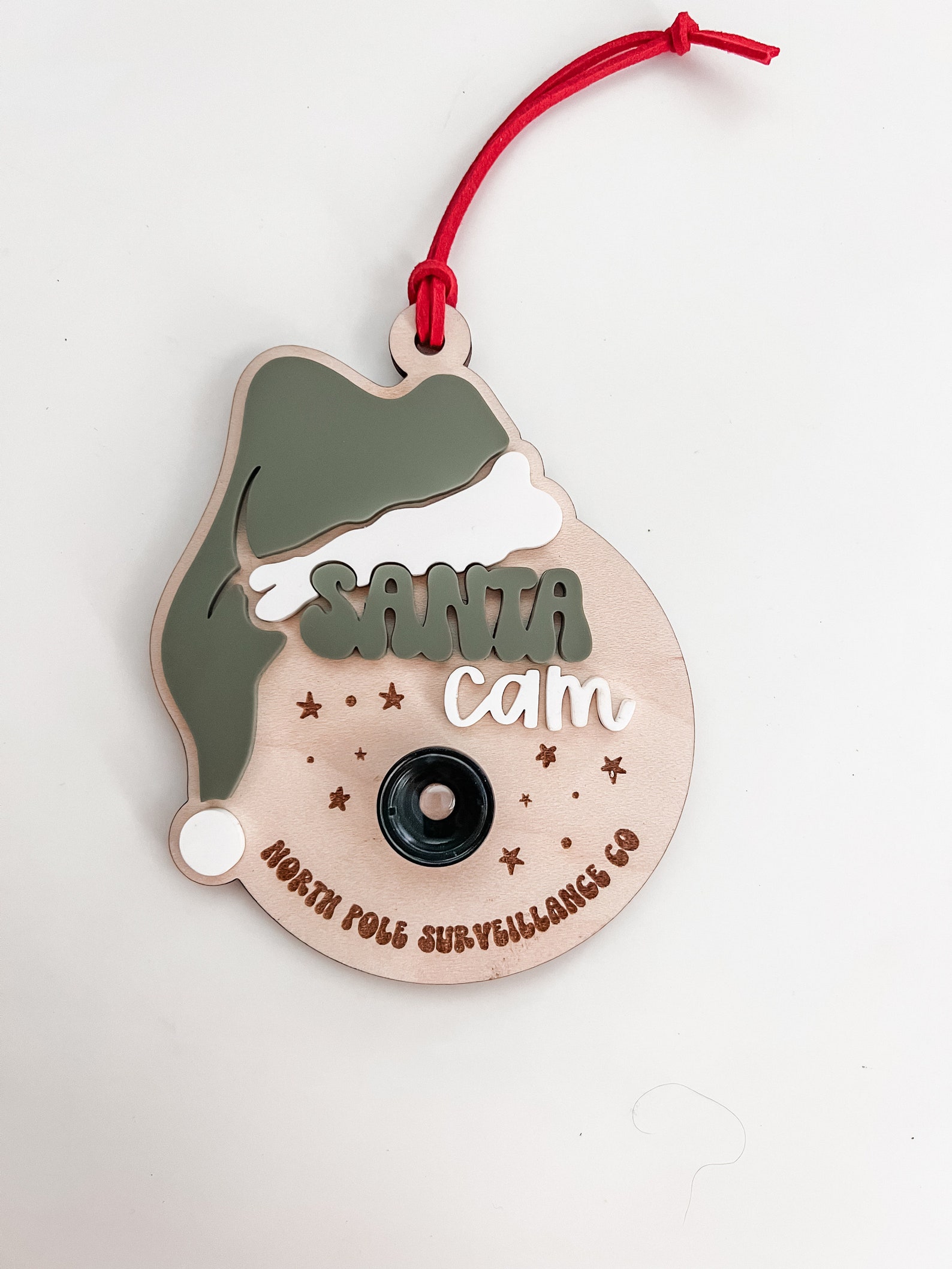 Santa Cam Ornament | Santa Cam Magnet | North Pole Surveillance Co ...