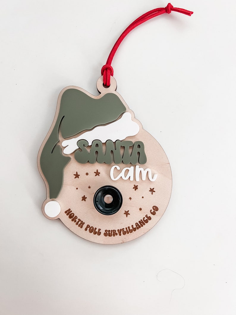 Santa Cam Ornament | Santa Cam Magnet | North Pole Surveillance Co ...
