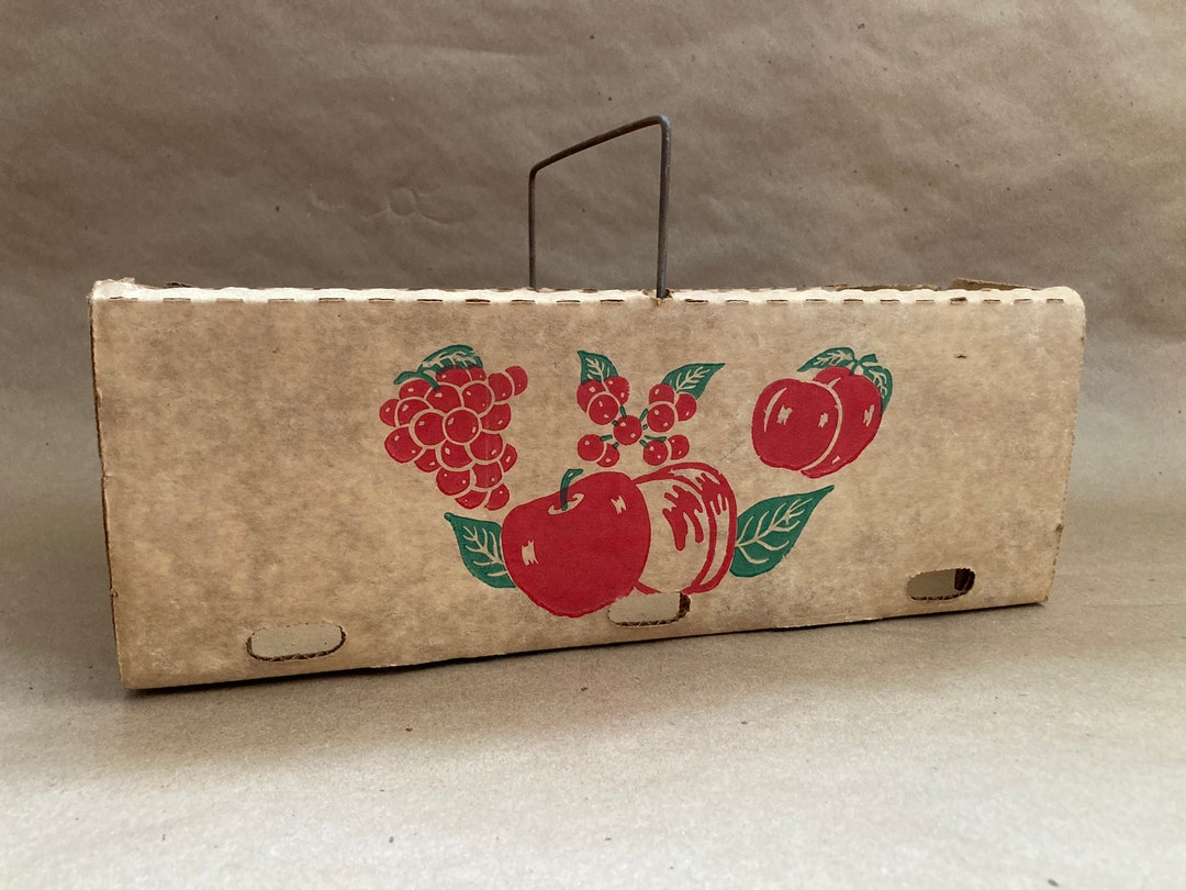Vintage 1/2 Peck Cardboard Produce Picking Box - Etsy