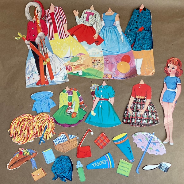 1960s Paper Dolls - Etsy
