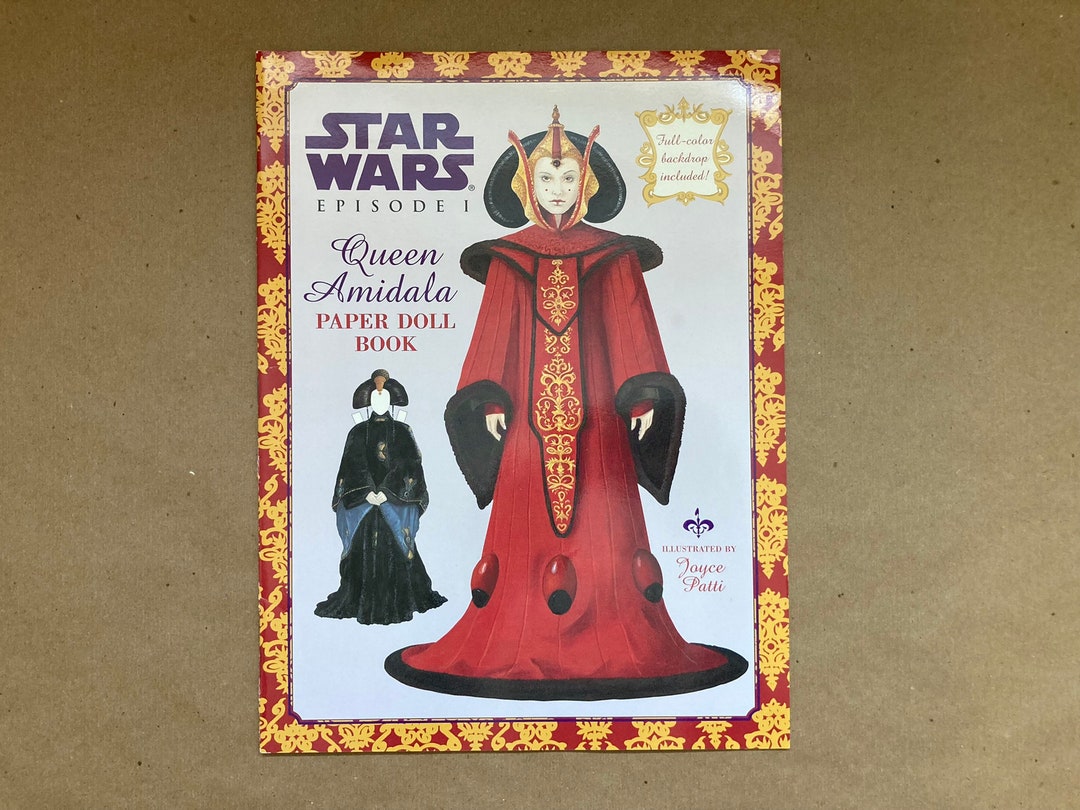 1999 Queen Amidala Paper Doll Book From Star Wards Episode 1 - Etsy