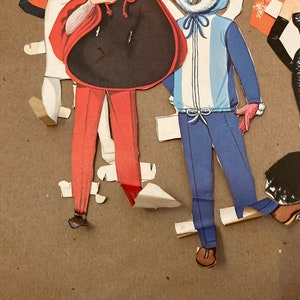 1962 Barbie and Ken Cut-outs Paper Doll Set - Etsy