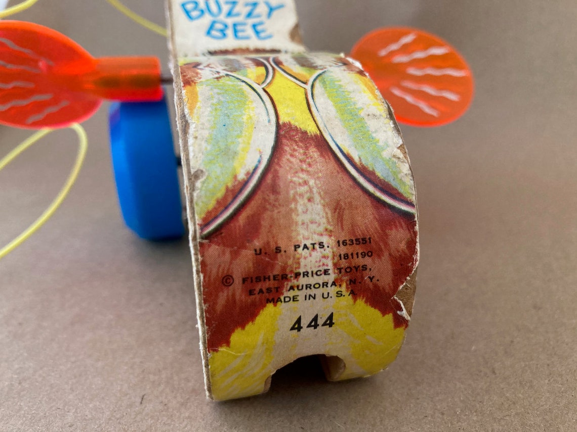 1960s Fisher Price Queen Buzzy Bee 444 - Etsy