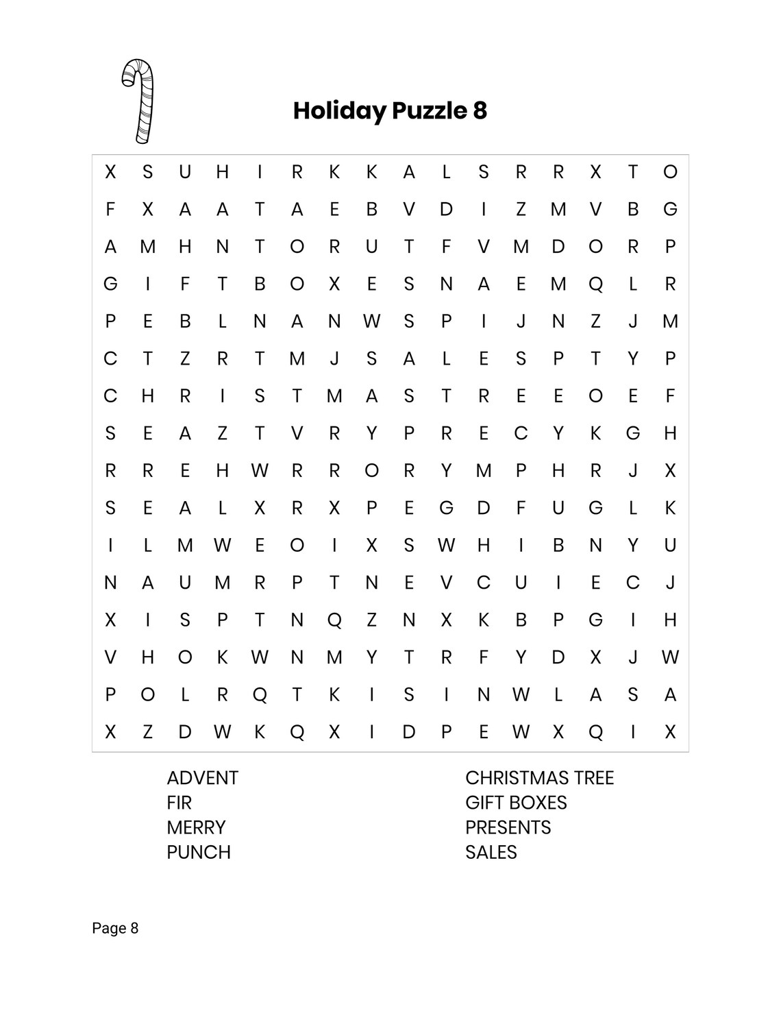 Christmas Word Search Printable Christmas Word Find , Etsy - Etsy Canada
