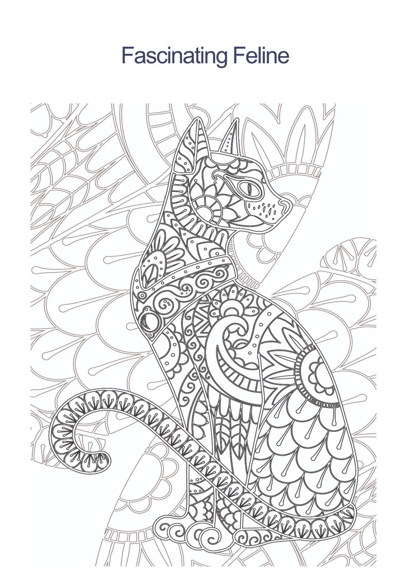 Cute Kitties Coloring Pages - Cat Kitten Coloring Pages With 3D Style ...