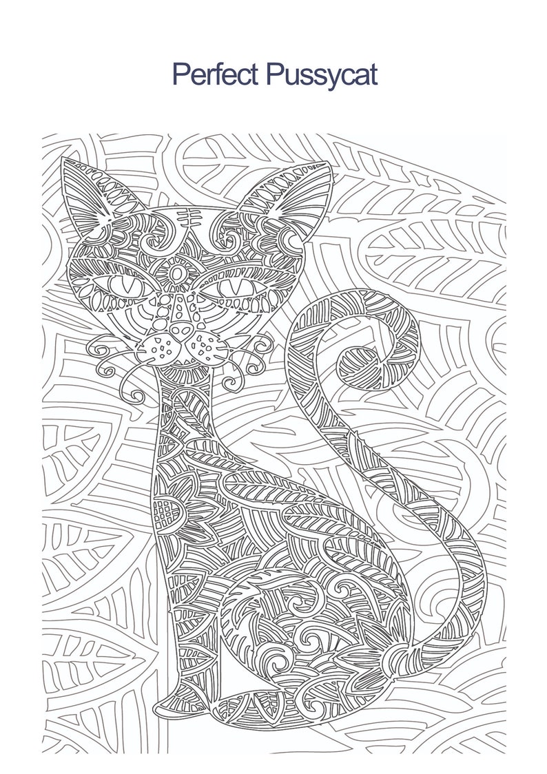 Cute Kitties Coloring Pages Cat Kitten Coloring Pages With 3D Style ...