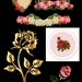 CUT OUT Roses Printable Digital Images / Printable Roses / Scrapbook ...