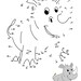 Printable Dot to Dot Animal Safari Coloring Pages Dot to Dot Activities ...