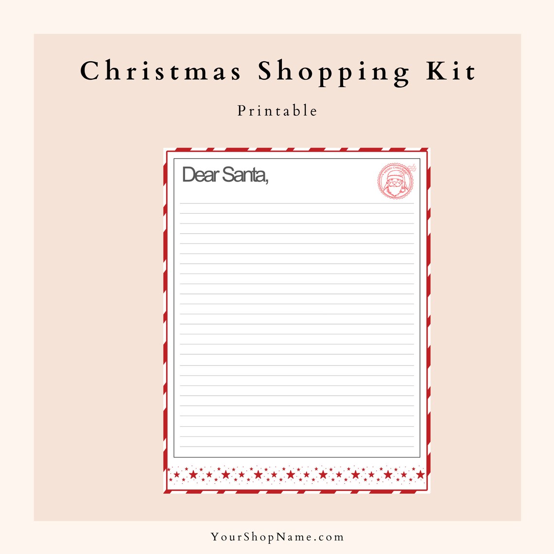 Printable Christmas List Planner Journal and Organizer Complete ...