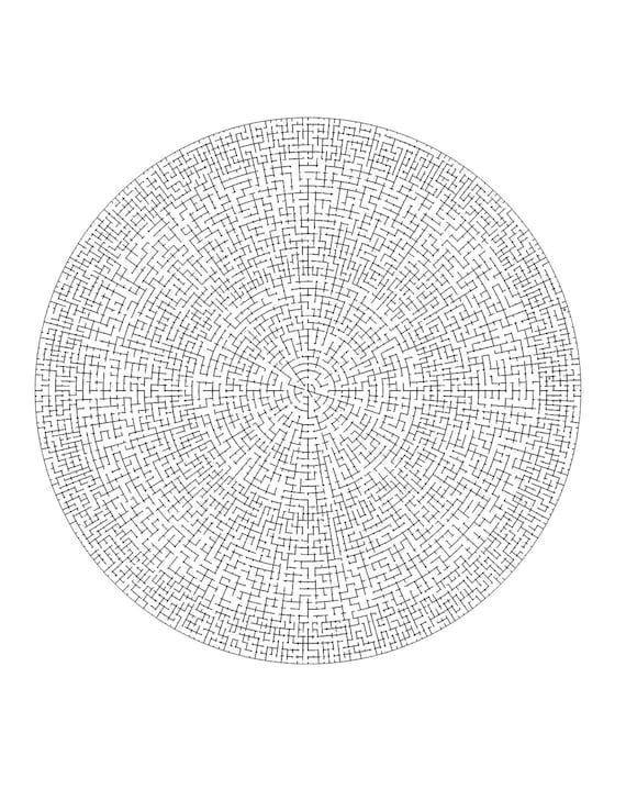 Hard Printable Mazes