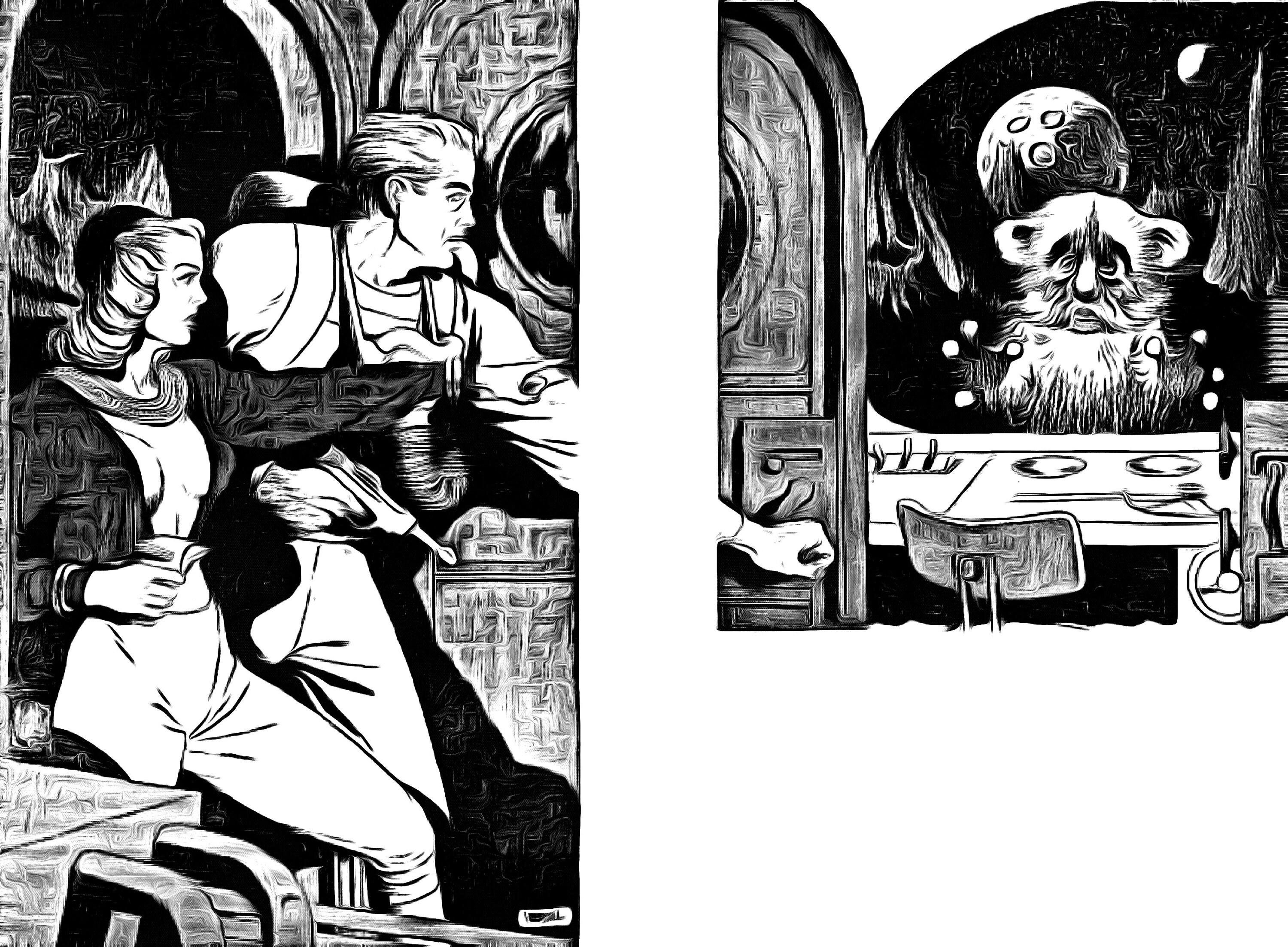 Printable Sci fi Coloring Page For Adults Printable Sc fi Etsy Australia