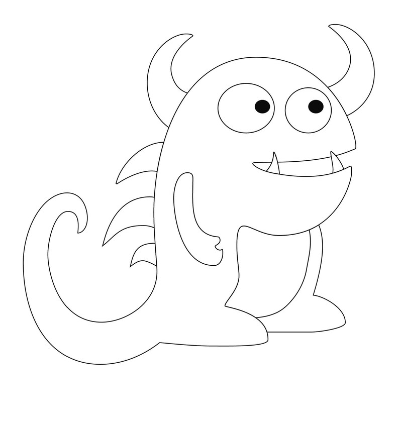 Funny Monsters Coloring Book for Kids: Engaging & Whimsical Creature ...