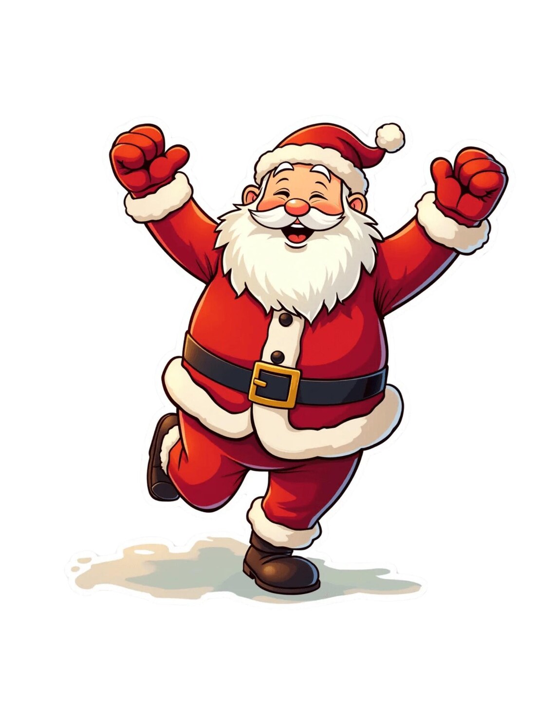 104 Silly Santa Claus Cutouts | Printable Christmas Craft Decorations ...